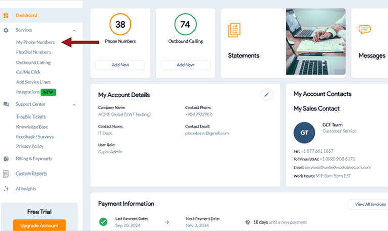 How to View Call Detail Records - United World Telecom Knowledgebase