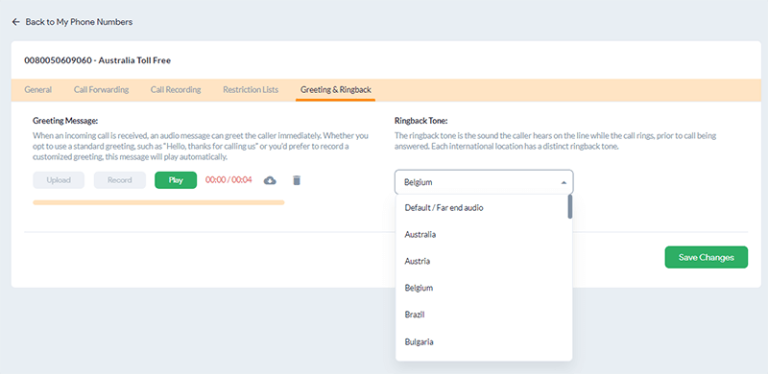 How to Change the Ringback Tone - United World Telecom Knowledgebase