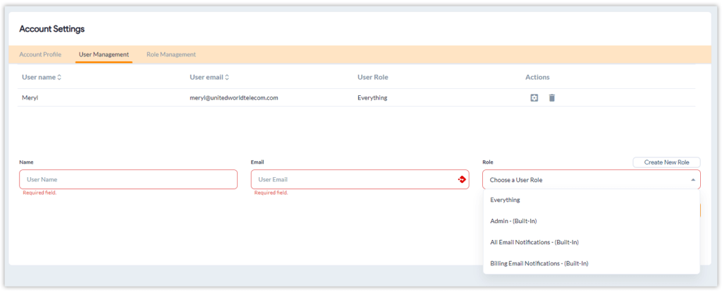 How to Create Users & Roles in the Control Panel